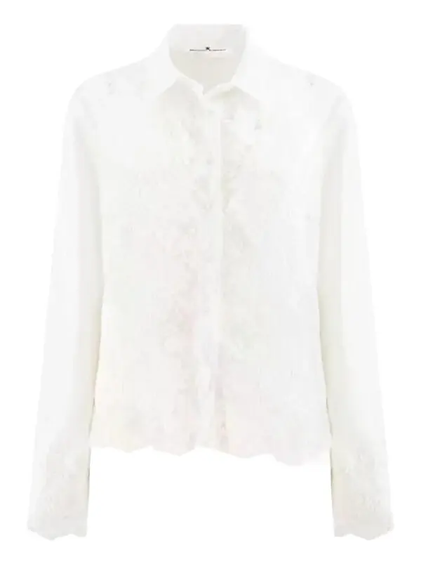 Ermanno Scervino Lace Shirt - White
