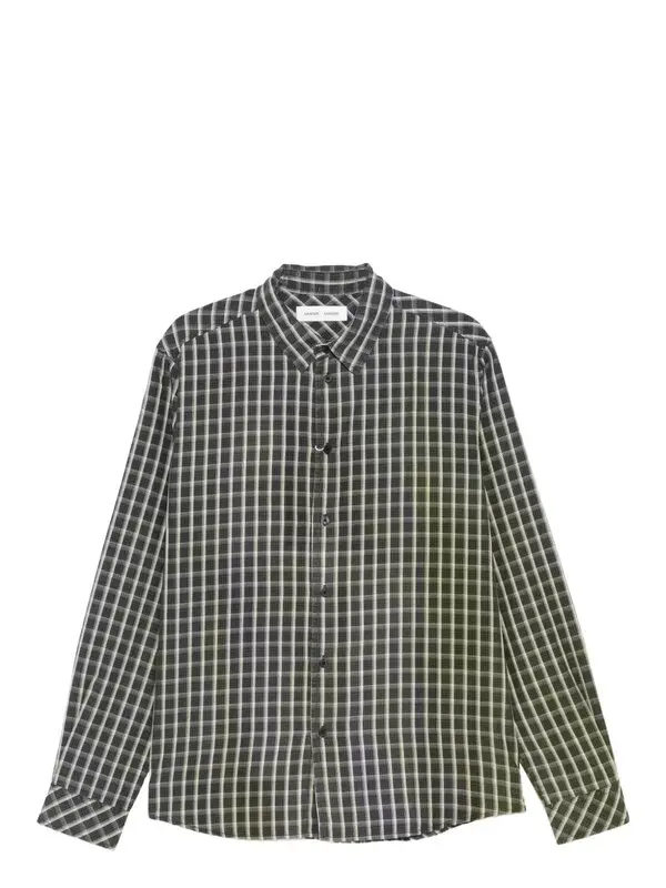 SAMSOE SAMSOE Plaid Shirt - Black