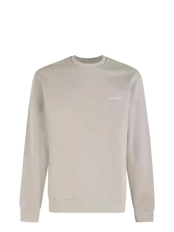 Carhartt Work In Progress Embroidered Logo Sweatshirt - Neutrals