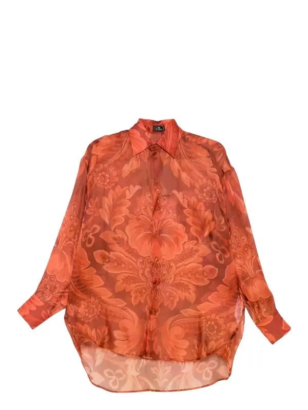 Etro Floral-print Shirt - Red