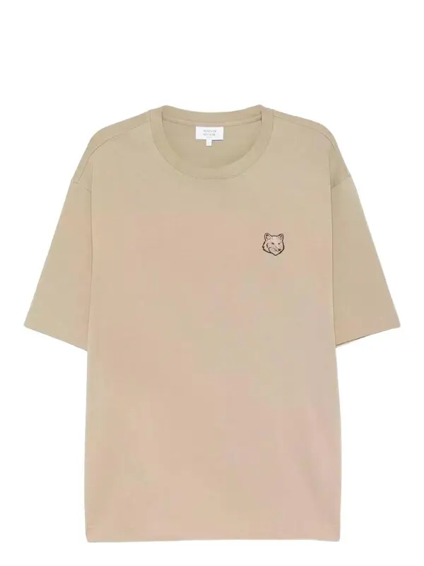Maison Kitsuné Fox Head T-shirt - Neutrals