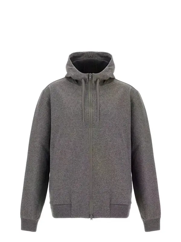 Herno Hooded Zip-up Jacket - Grey