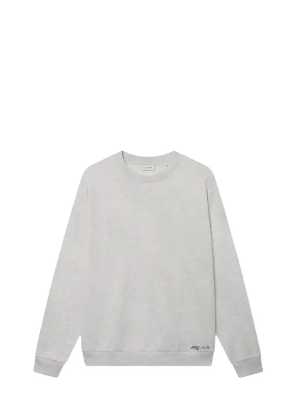 LES DEUX Crew-neck Logo Sweatshirt - Grey