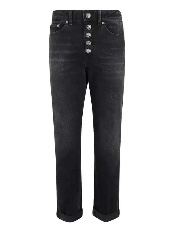 DONDUP Koons Buttoned Jeans - Black