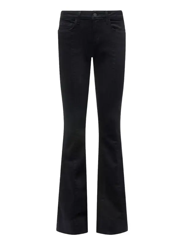 L'Agence Lenora Low-rise Flare Jeans - Black