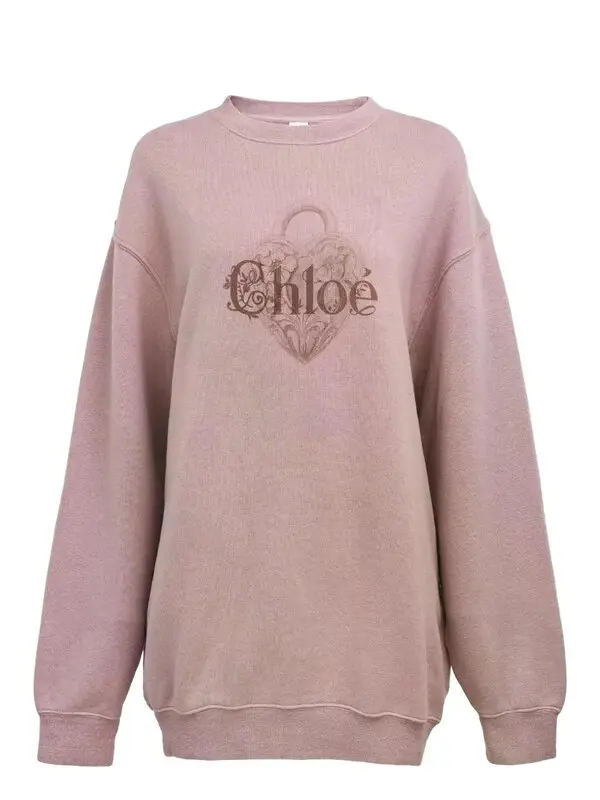 Chloé Crew-neck Sweatshirt - Pink