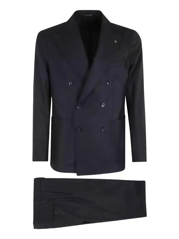 Tagliatore Double-breasted Two-piece Suit - Blue