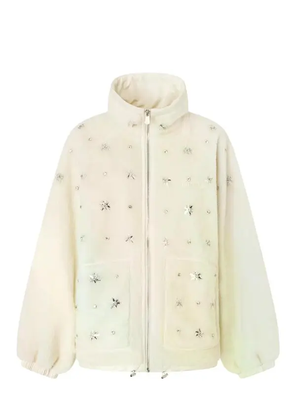 Pinko Graciana Embellished Jacket - White