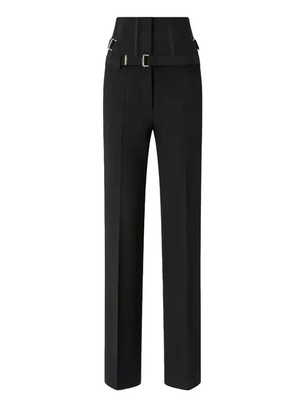 Pinko Buckle Belt Trousers - Black