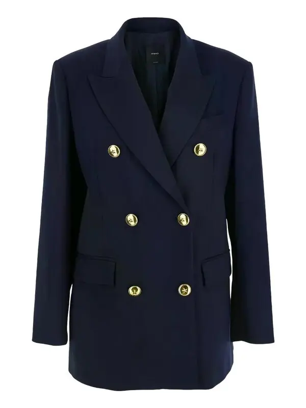 Pinko Double-breasted Blazer - Blue
