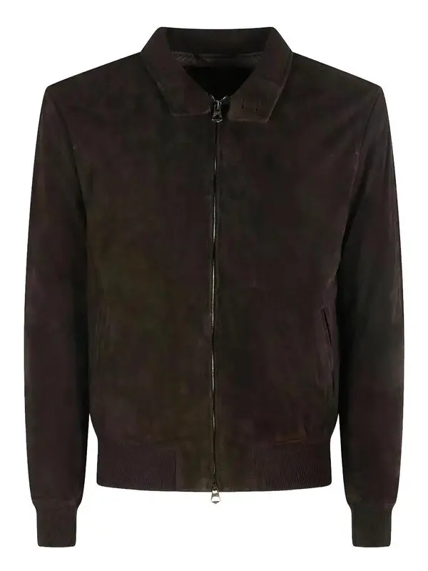 STEWART Zip-up Jacket - Brown