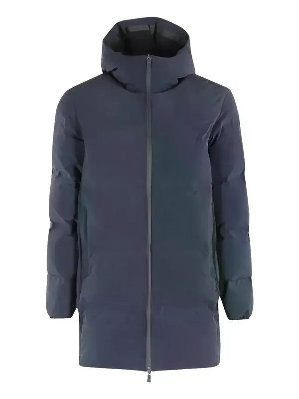 Herno Hooded Coat - Blue