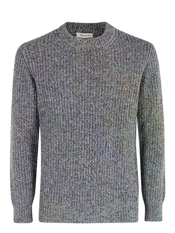 KANGRA Ribbed Knit Sweater - Blue