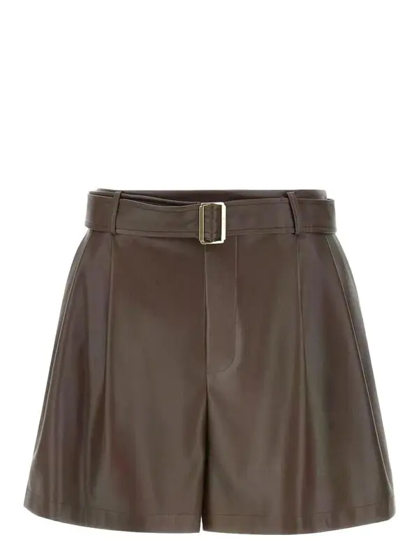 Liu Jo Elasticated Belted Shorts - Brown