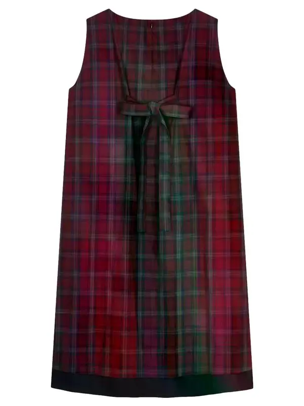 STUDIO TOMBOY Checked Dress - Red