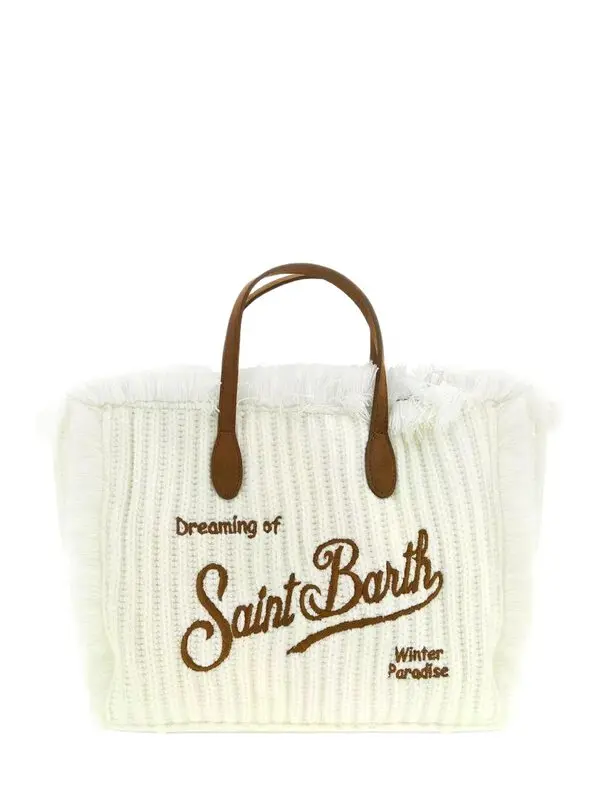 MC2 SAINT BARTH Colette Tote Bag - White