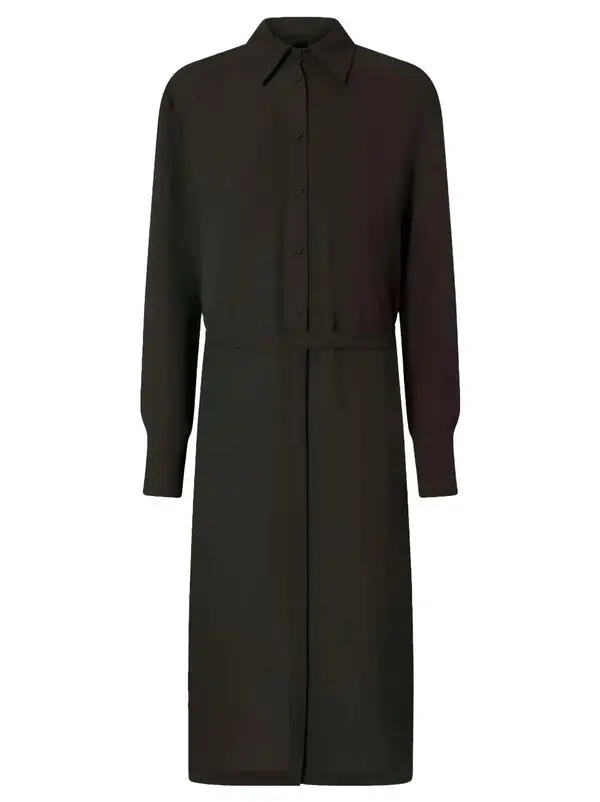Pinko Antipasto Midi Dress - Brown