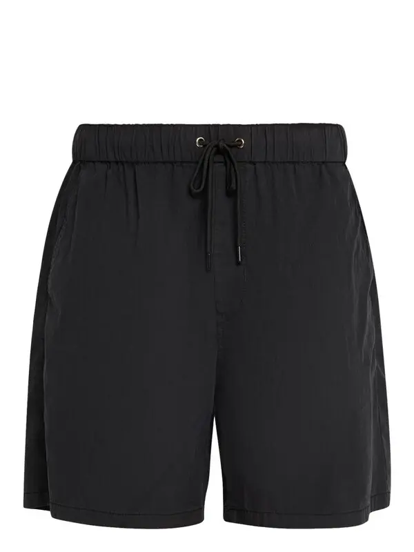 Hudson Jeans Relaxed-fit Nylon Stretch Drawstring Shorts - Black Slate