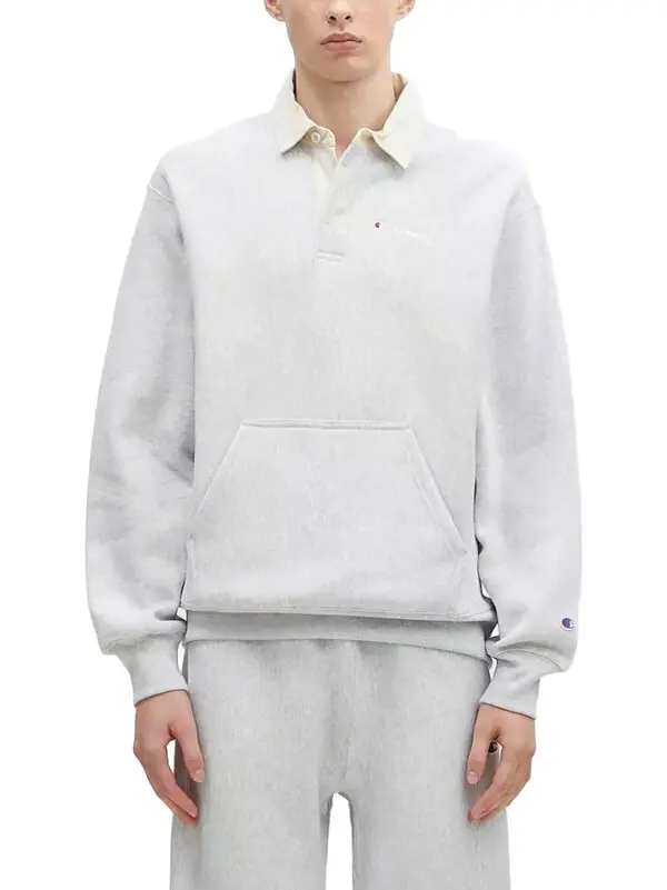 Champion Pocket Collared Polo Shirt - Grey