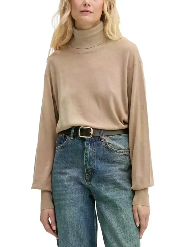 BY MALENE BIRGER Mohsen Roll-neck Long-sleeve Sweater - Neutrals