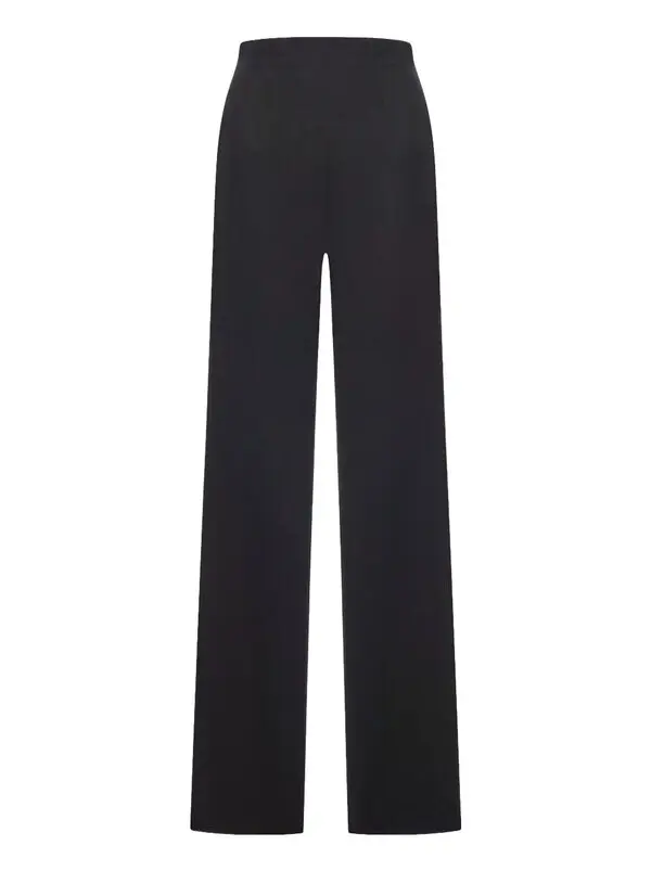 Max Mara Satira Side Band Trousers - Black