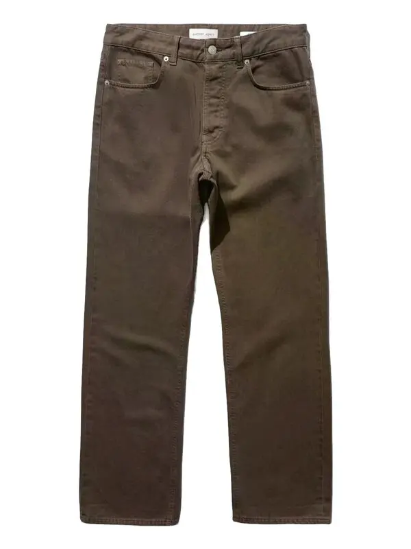 ANOTHER ASPECT 3.0 Logo-patch Jeans - Brown
