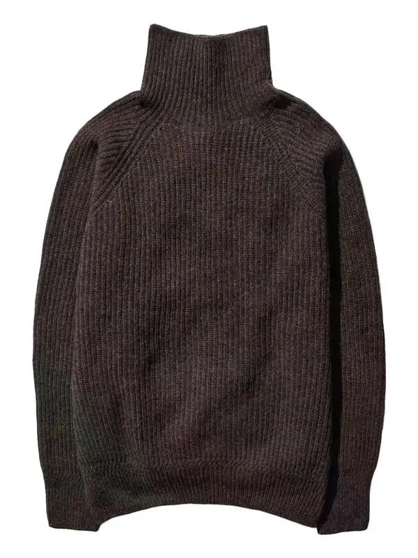ANOTHER ASPECT 4.0 Ribbed-knit Jumper - Brown