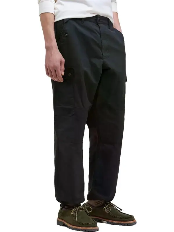 Barbour Silverbay Oversized Corduroy-pocket Trousers - Black