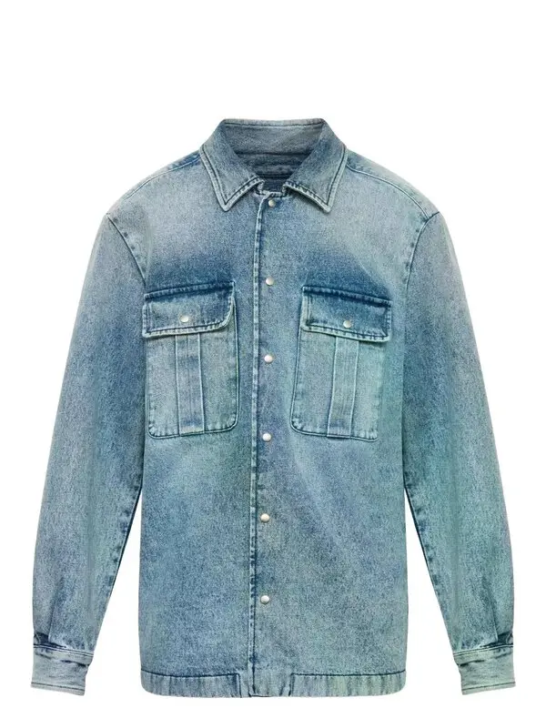 MAISON MARGIELA Longsleeved Pocket Shirt - Blue