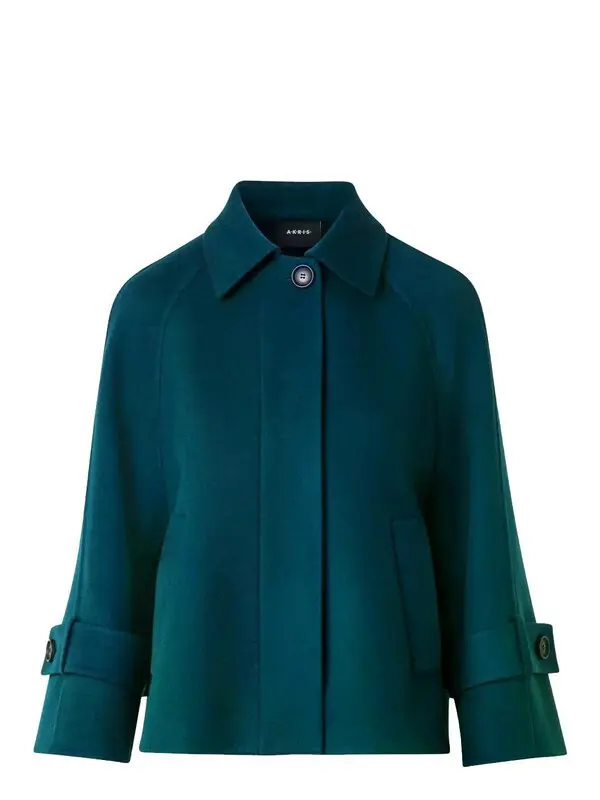 Akris Button Cuff Jacket - Green