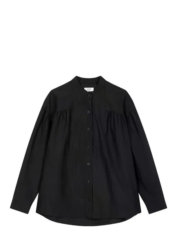 STUDIO TOMBOY Shirring-detail Shirt - Black