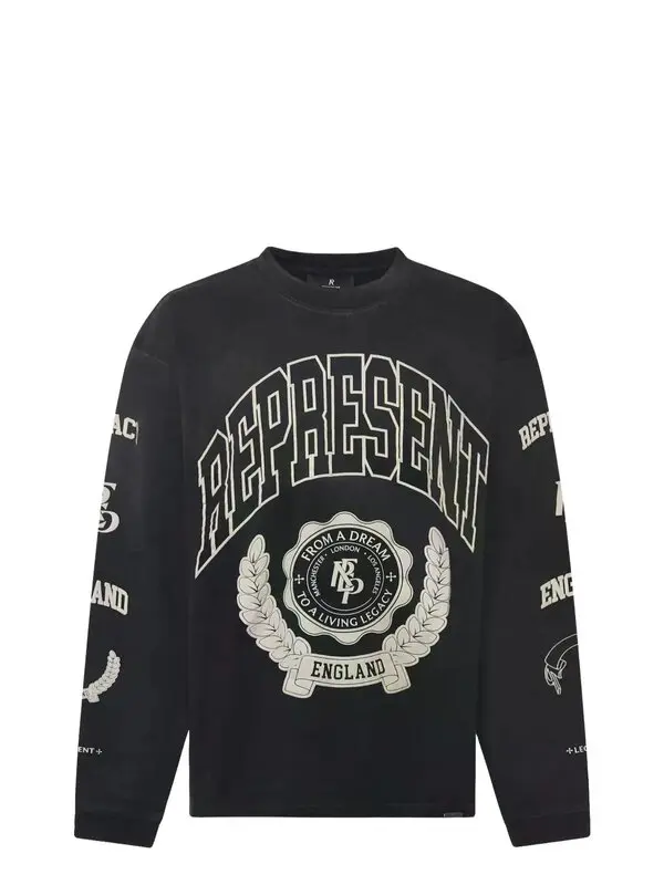 REPRESENT Legacy Crest Sweatshirt - Black