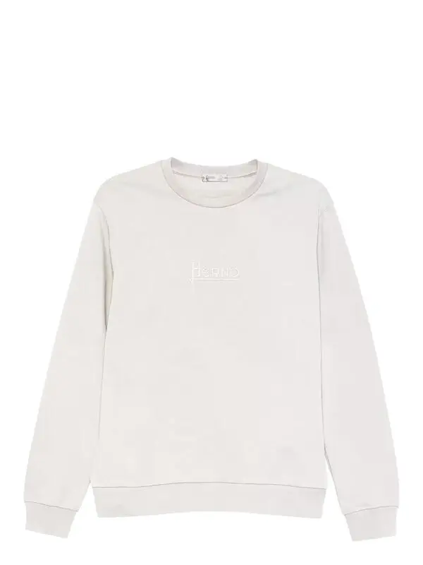 Herno Logo-print Sweatshirt - Neutrals