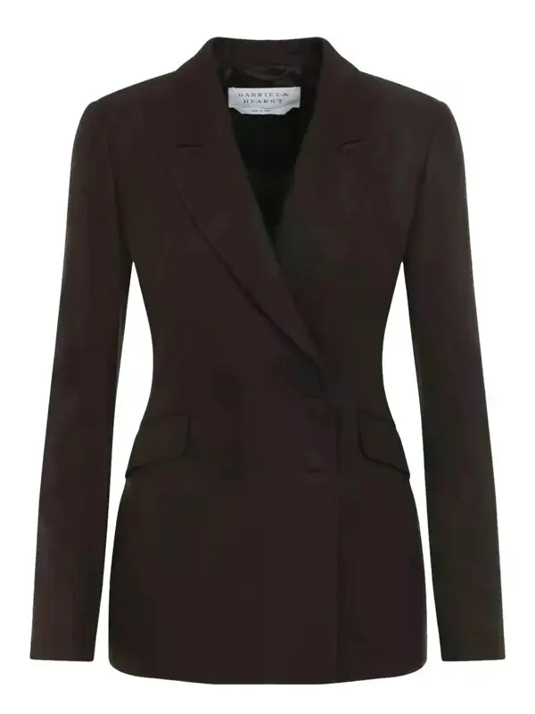Gabriela Hearst Double-breasted Blazer - Brown