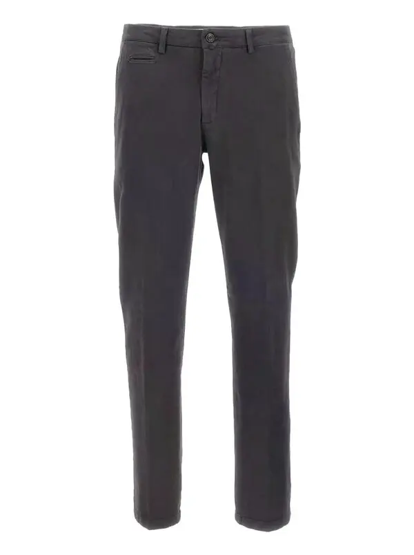 BRIGLIA 1949 Pressed-crease Trousers - Grey