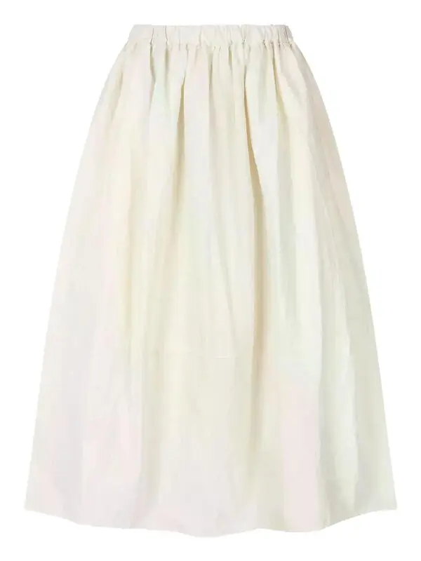 STUDIO TOMBOY Creased Midi Skirt - Neutrals