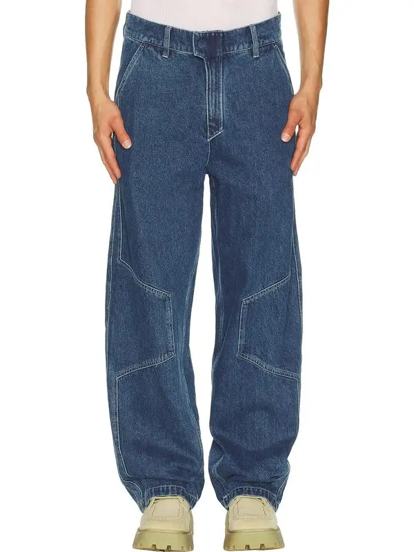 PLEASURES Position Baggy Jeans - Indigo