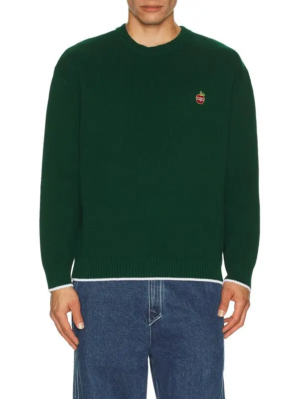 STUDENTS GOLF Foster Knit Crew Sweater - Green