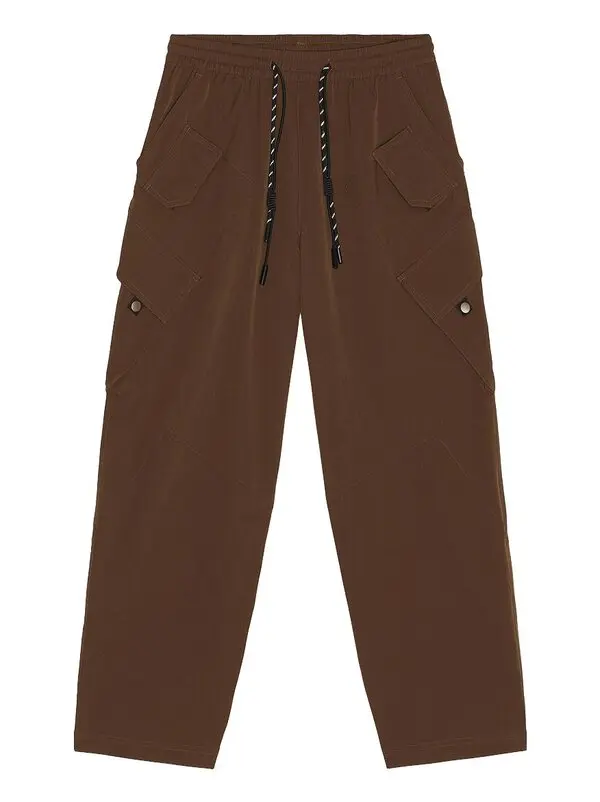 STUDENTS GOLF Wilcox Nylon Pants - Brown