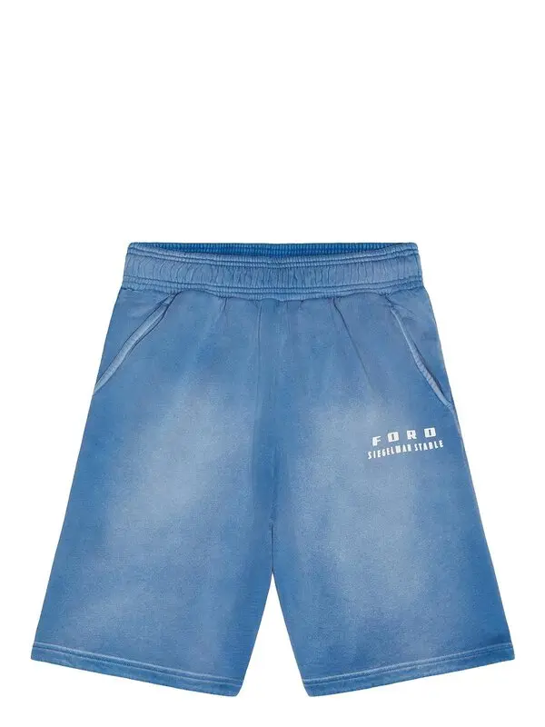 SIEGELMAN STABLE X Ford Oversized Sweatshorts - Ford Blue