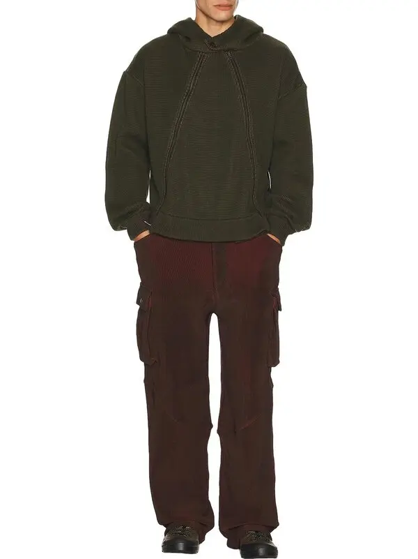 ISA BOULDER Blaze Cargo Pants - Dark Scarlet