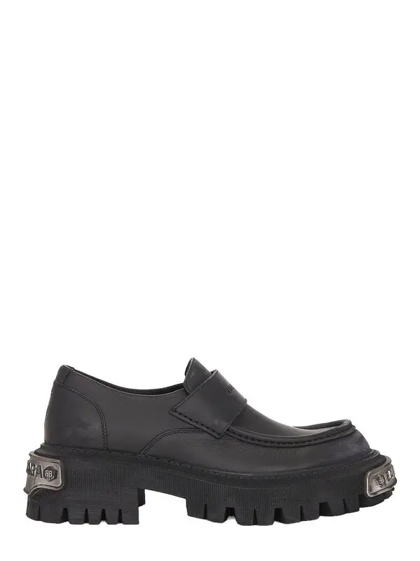 Balenciaga Tractor Loafer L20 - Black & Silver
