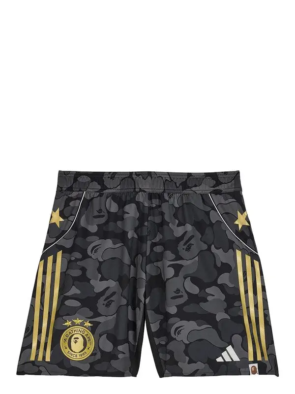 Adidas Originals By Alexander Wang X Bape Printed Shorts - Black