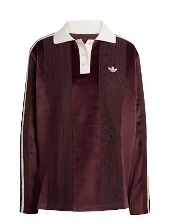 Adidas Winterised Longsleeve Soccer Jersey - Maroon