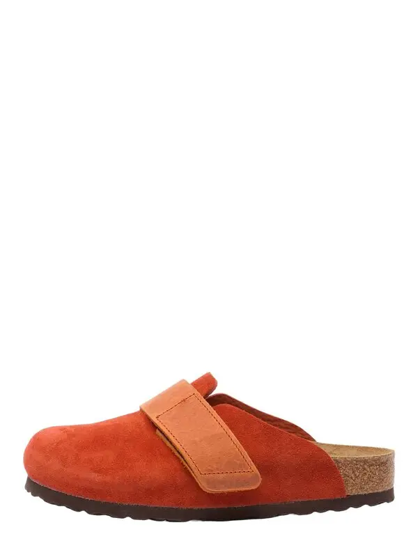 BIRKENSTOCK Loma Slip On Clog - Rust Brown Suede
