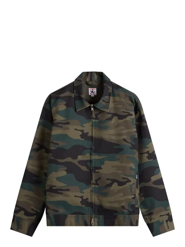 RANDY'S GARMENTS Station Jacket - Woodland Camo Twill