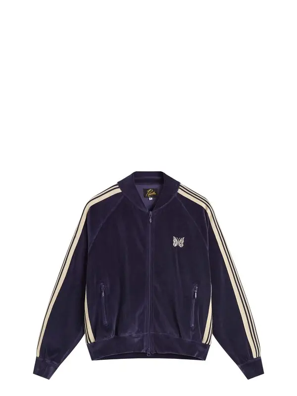 Needles Rib Collar Track Jacket - Navy