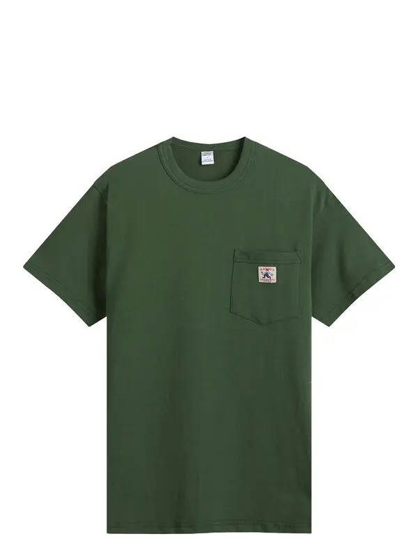 RANDY'S GARMENTS Randy’s Garments Logo Pocket T-shirt - Dark Green