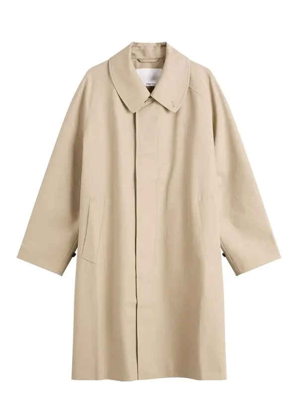SAGE NATION Westminster Raglan Sleeve Overcoat - Beige