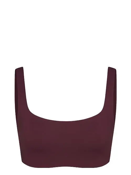 Nike X Skims Matte Scoop Neck Bra - Currant
